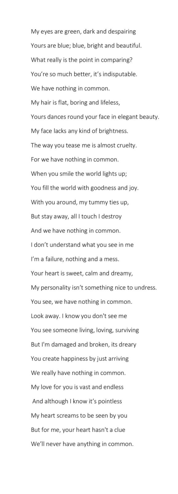 We Have Nothing in Common - The Litmus