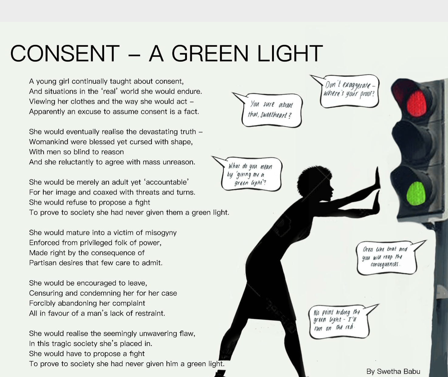 Consent - A Green Light by Swetha Babu, aged 16, Wycombe High School ...