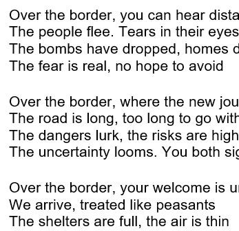 'Over the Border' by Ruby Hanley, Age 14, Year 9, Soham Village College ...