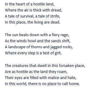 ‘Hostile Environment’ by Deborah Akinrefon, Year 10, Thomas Clarkson ...